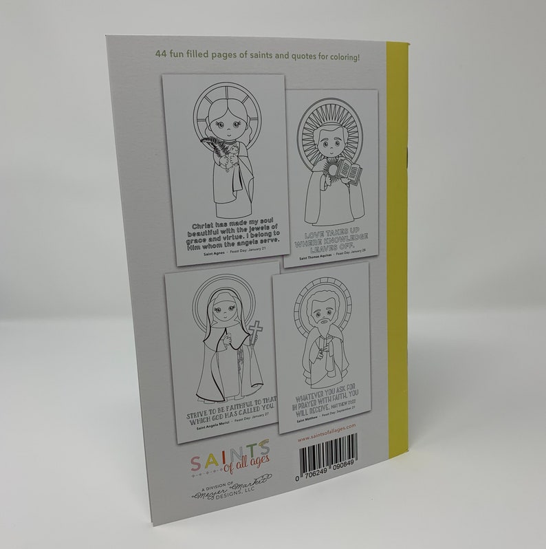 Catholic Saints Coloring Book Volume II. Catholic Coloring - Etsy