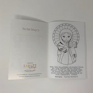 Catholic Saints Coloring Book Volume II. 6x9 Catholic Coloring Book ...