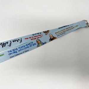 Catholic Saints Lanyard. Confirmation Gift. Catholic Christmas Gift ...