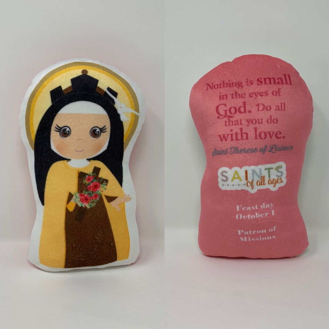 St. Therese of Lisieux Stuffed Saint Doll. Saint Gift. Easter Gift ...