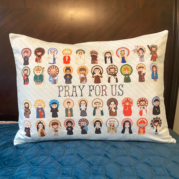 Pray Pillow - Etsy