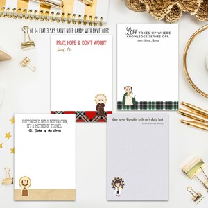 Set of 14 Assorted Saint Note Cards and Saint Patterned Envelopes ...