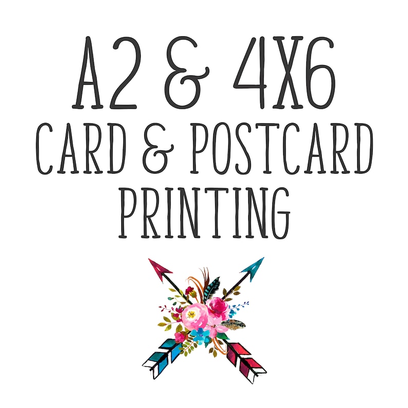 4x6 Card & Postcard Printing. Invitations. Announcements. - Etsy