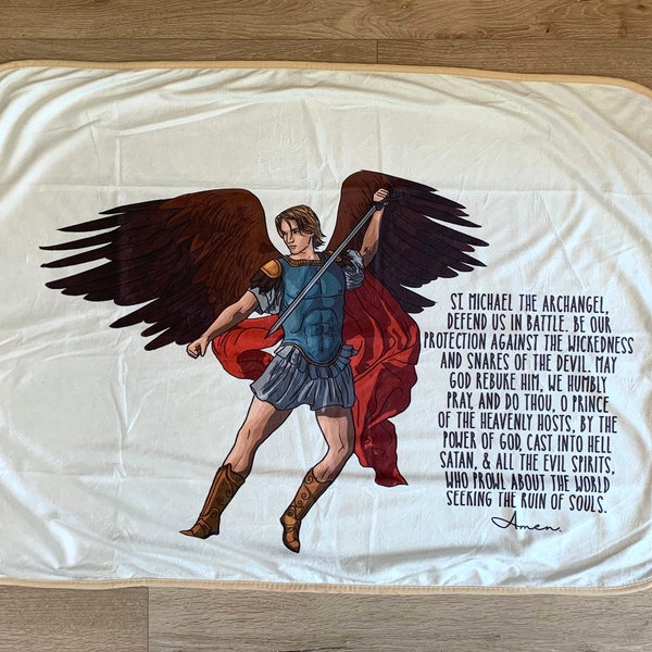 St Michael Blanket - Etsy