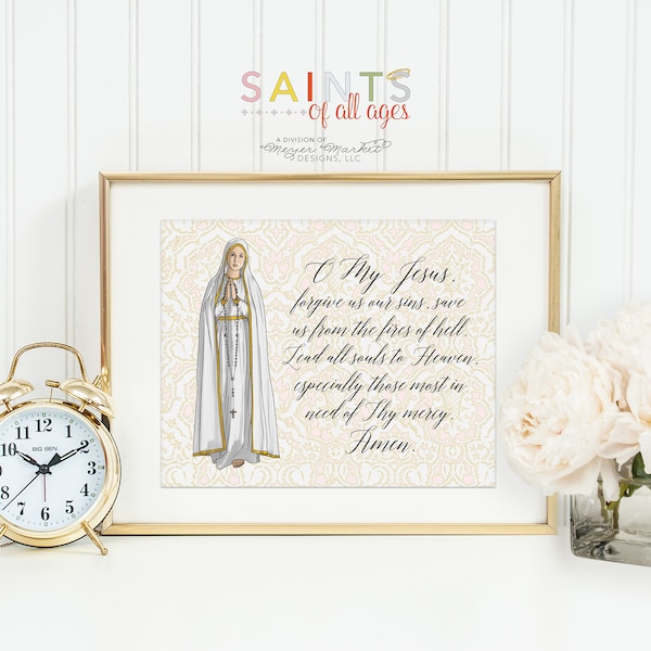 Our Lady of Fatima Poster - Etsy