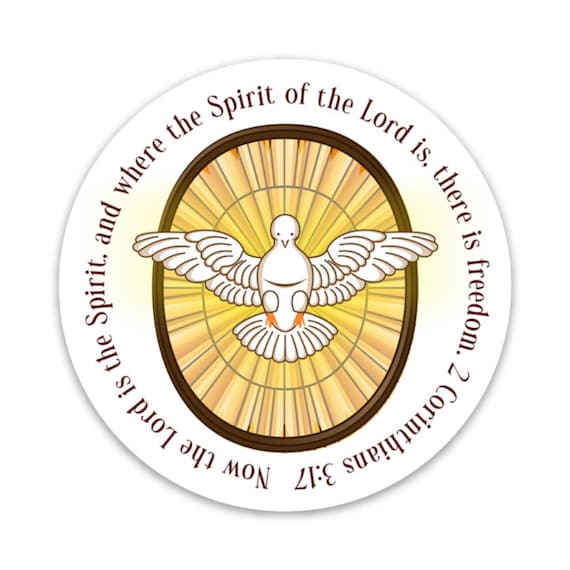 3 Vinyl Waterproof Holy Spirit Scripture Sticker. 2 | Etsy