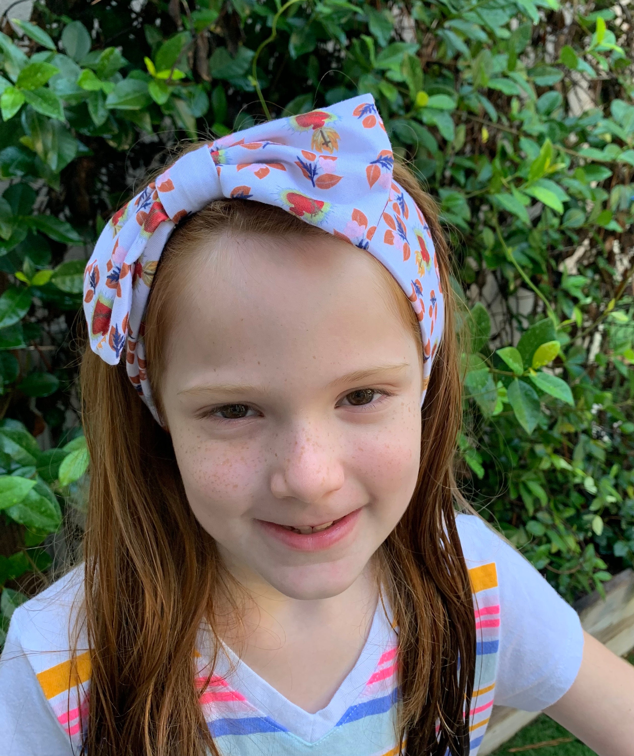 Floral Sacred Heart Headband. Sacred Heart of Jesus Headband for ...