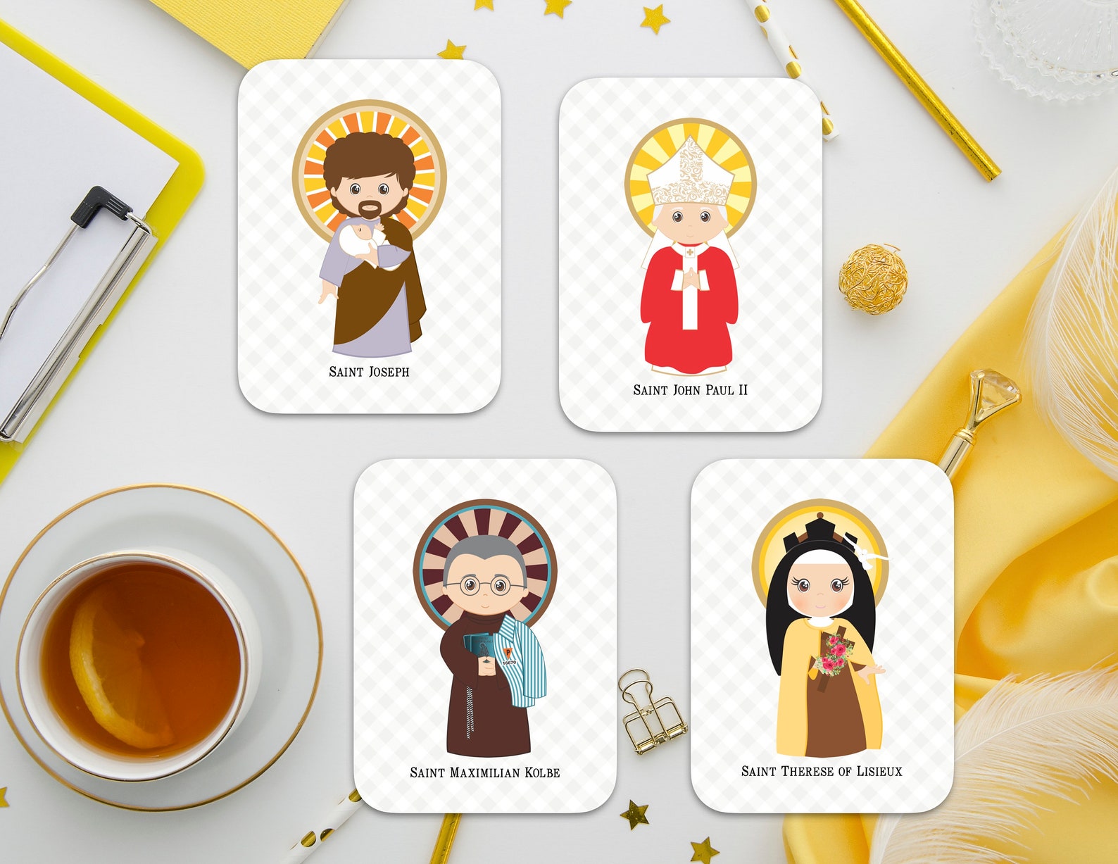 Saint Game Bundle With Fishing With the Saints Game Set & Saint Memory ...