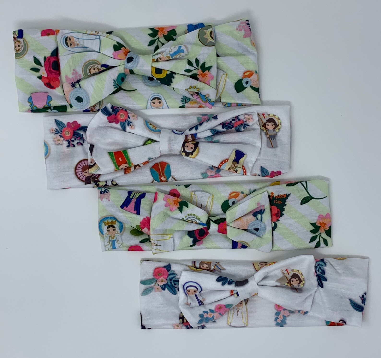 Set of 2 Girl Saint & Mary Headbands. Women Saints Headband for Toddler ...