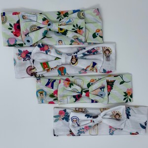 Set of 2 Girl Saint & Mary Headbands. Women Saints Headband for Toddler ...