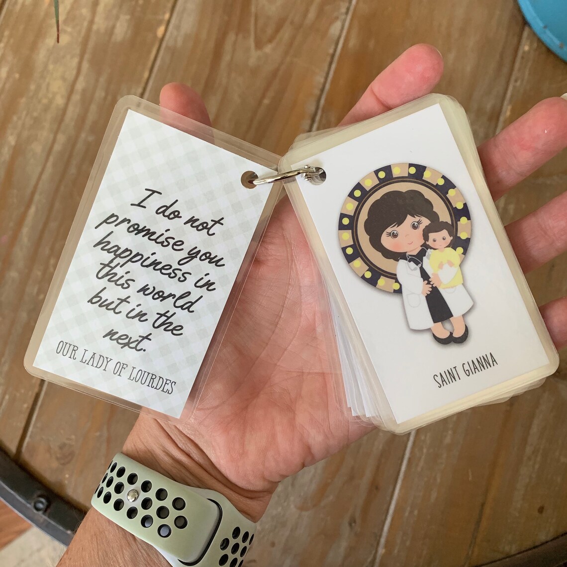 Set of 15 Saint Cards With Quotes. Kid Saint Keychain Set. - Etsy