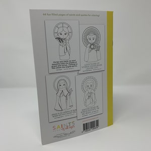 Set of 4 Catholic Kids Coloring Books. 6x9 Catholic Saints Coloring ...