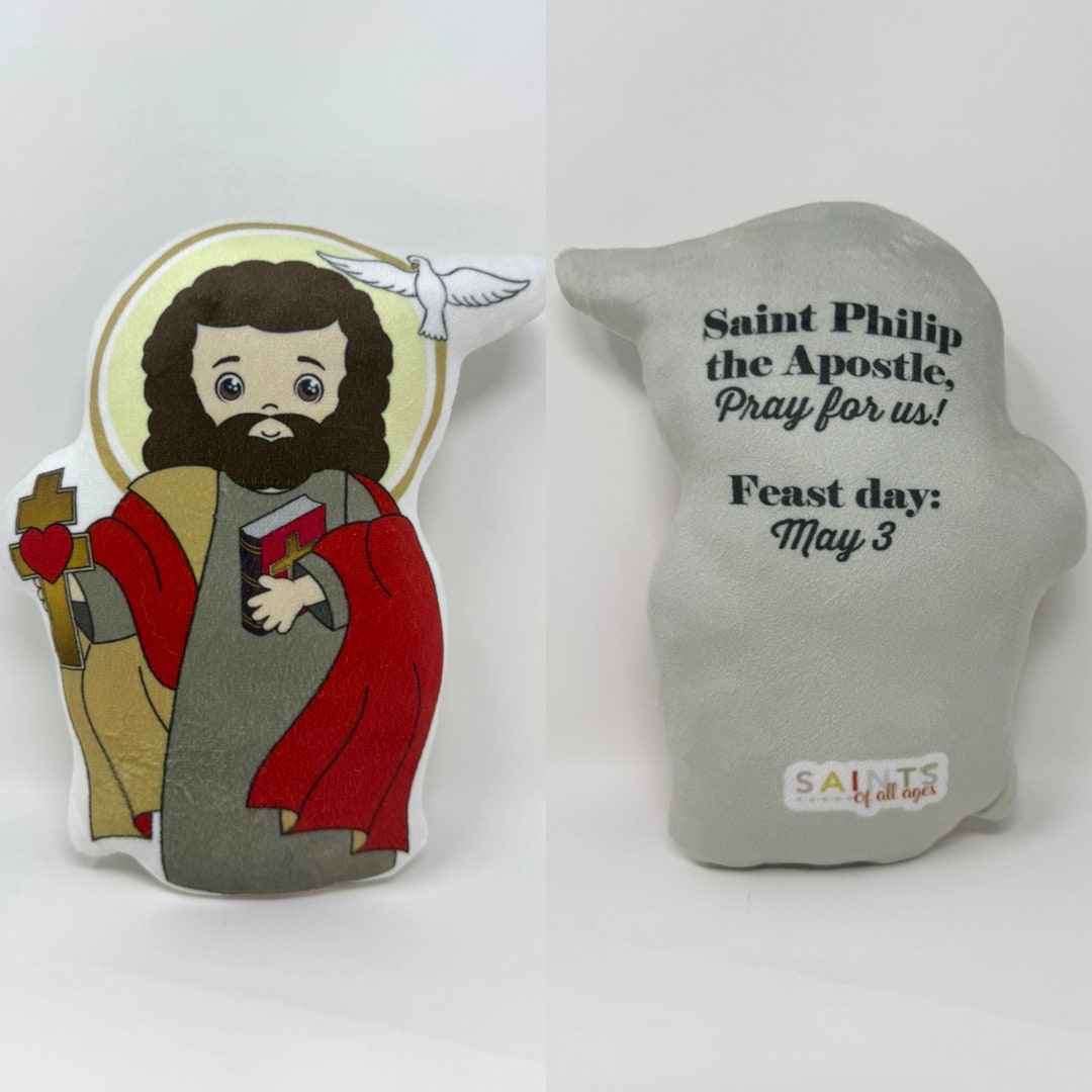 Saint Philip the Apostle Stuffed Doll. Saint Gift. Easter Gift. Baptism ...