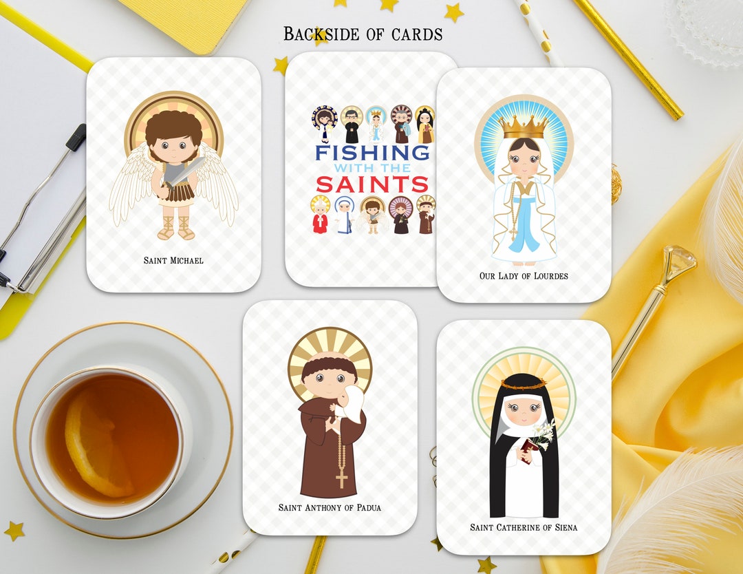 Saint Game Bundle With Fishing With the Saints Game Set & Saint Memory ...