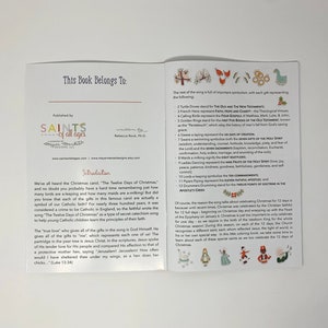 Catholic Saint Christmas Bundle. 12 Days of Christmas Catholic Gift Set ...