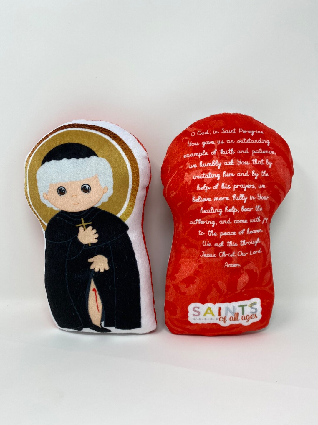 St. Peregrine Stuffed Saint Doll. Saint Gift. Easter Gift. Baptism ...