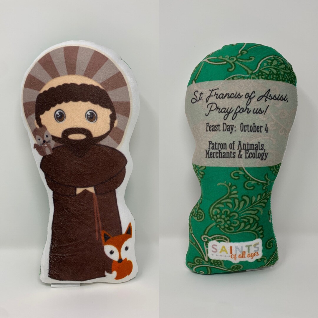 St. Francis of Assisi Stuffed Saint Doll. Saint Gift. Easter Gift ...