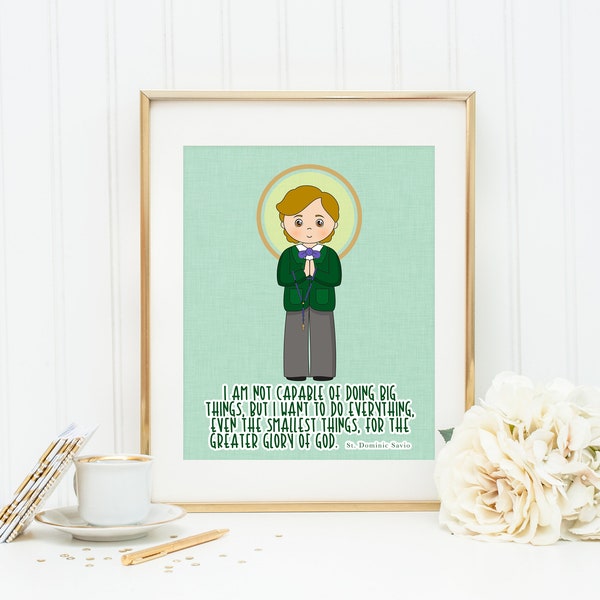 St. Dominic Savio Poster - Etsy