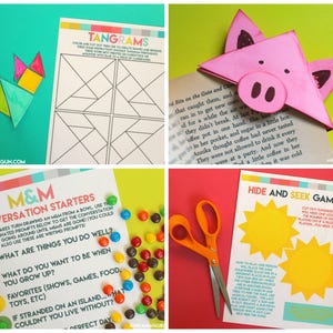 Kids Activity Printable Pack - Etsy