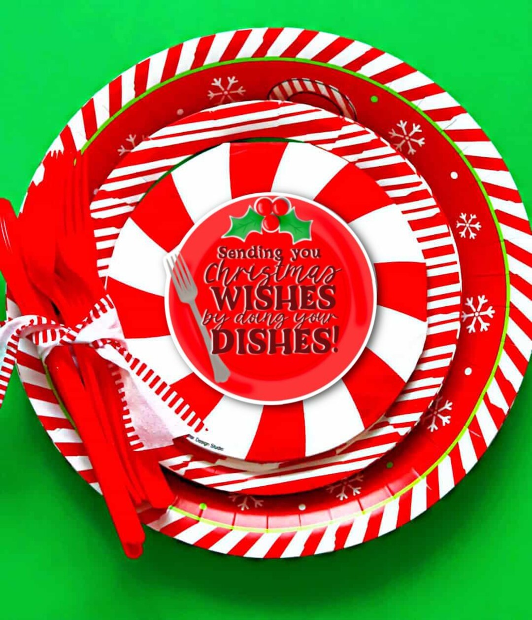 Christmas Dishes Gift Tags Printables - Etsy