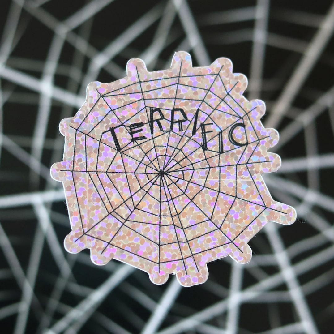 Terrific Charlotte's Web Holographic Sticker - Etsy
