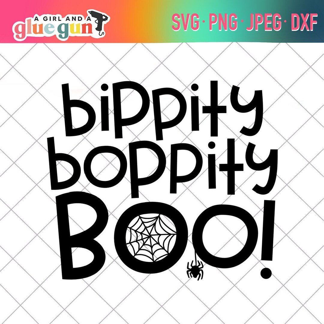 Bippity Boppity BOO SVG Cut File - Etsy