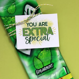 Extra Gum Gift Tag - Etsy