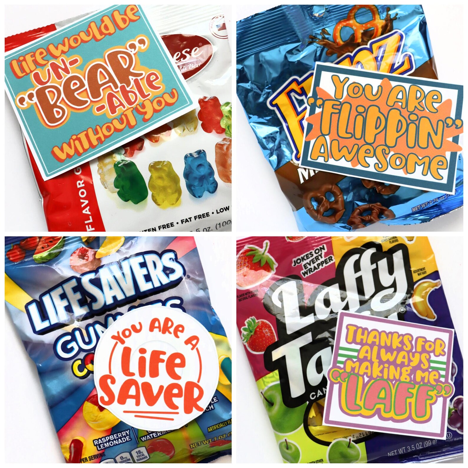 20 Candy Tag Printables for Teachers or Employees - Etsy