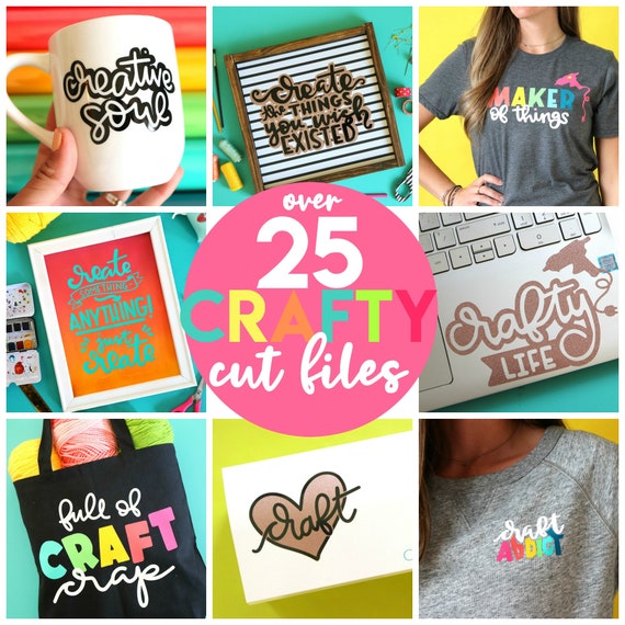 craft lovers Cut file Bundle | Etsy