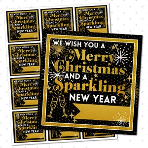 Christmas New Year Gift Tags Printables - Etsy