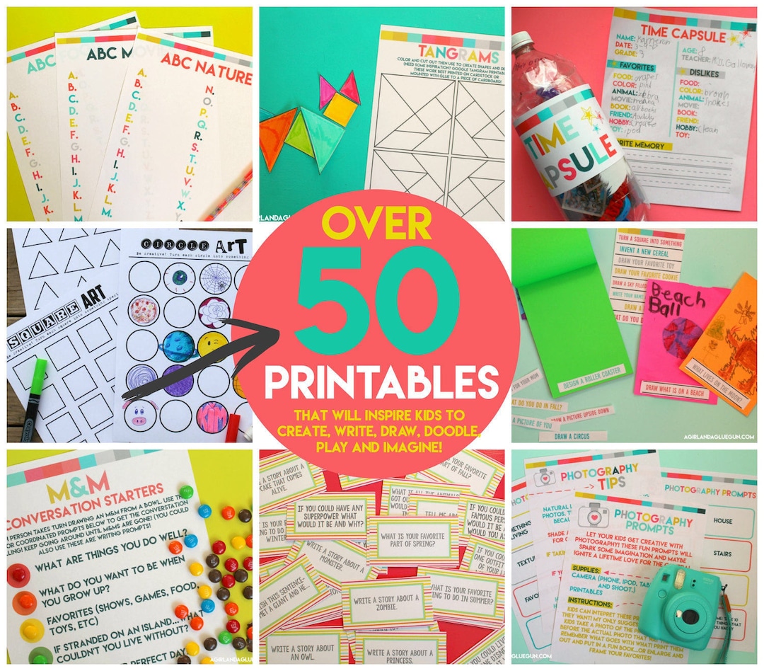Kids Activity Printable Pack - Etsy