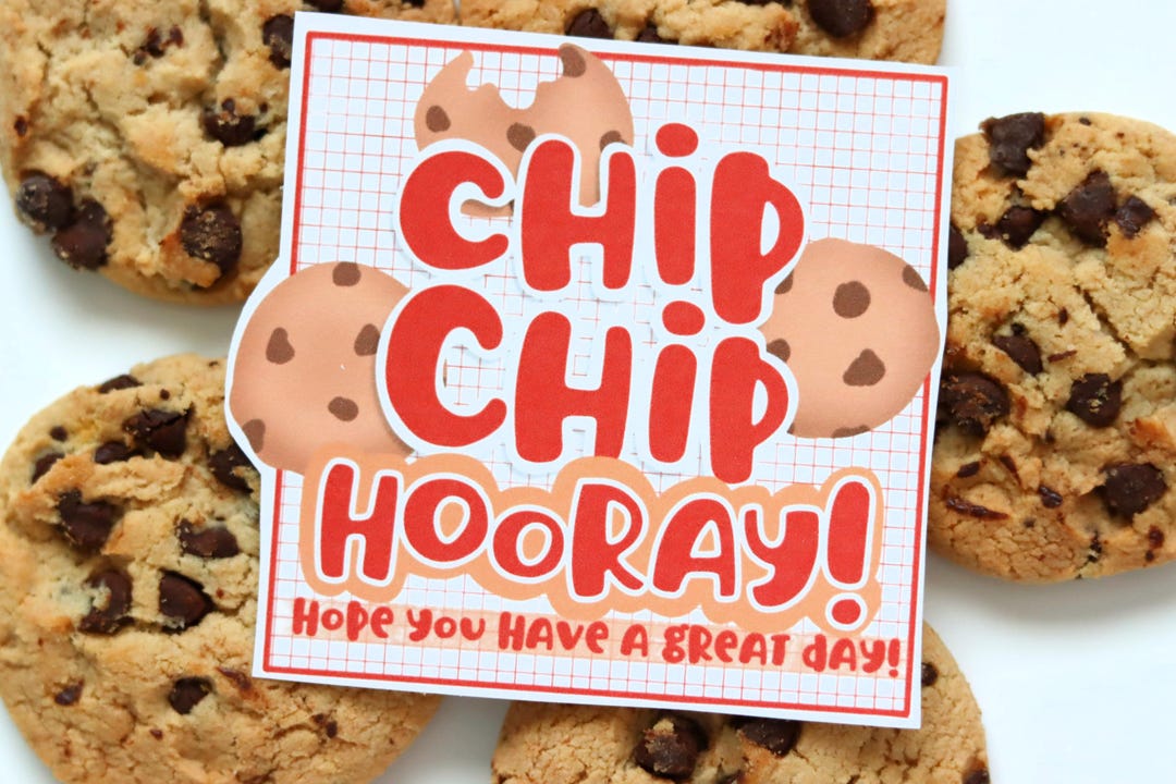 Chip Chip Hooray Gift Tag Printables - Etsy