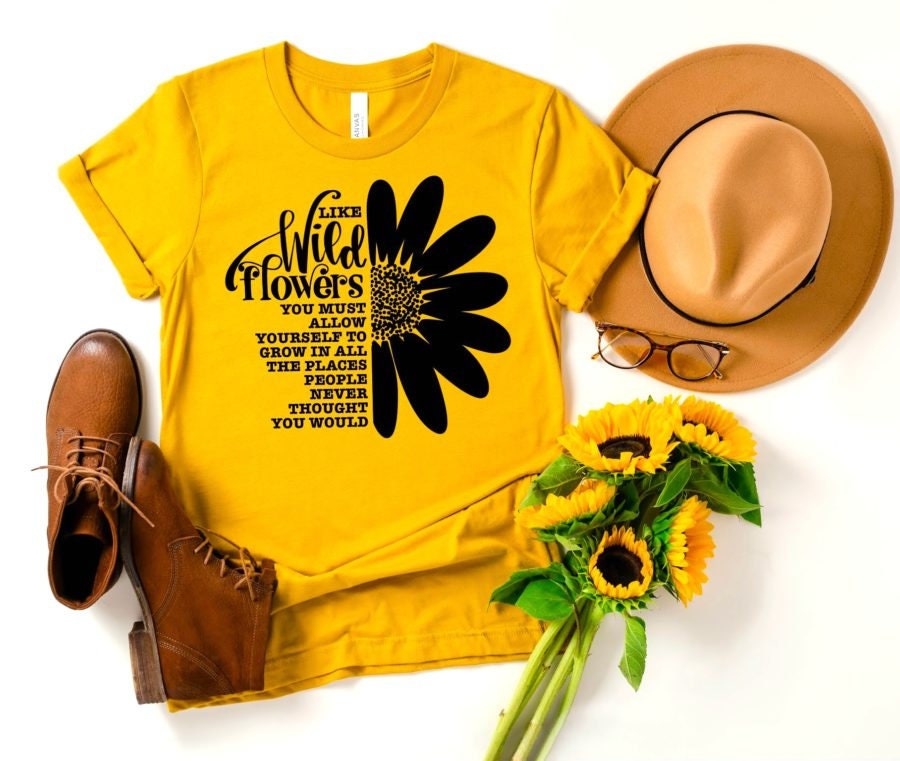 Wildflower cut file | Etsy