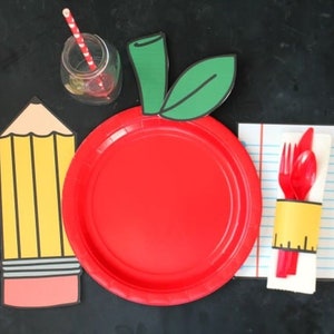 First Day of School Table Setting Printables - Etsy