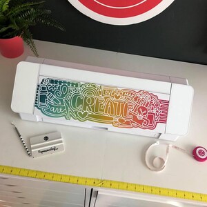 CREATE Vinyl Cutter Lid Decoration Cut File - Etsy