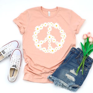 Daisy Peace Sign SVG Cut File - Etsy