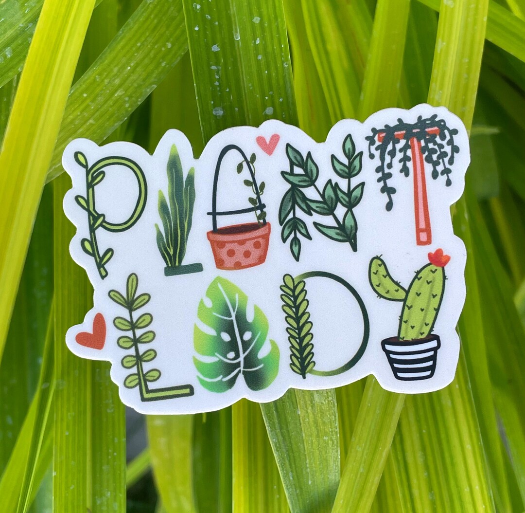 Plant Lady Sticker - Etsy