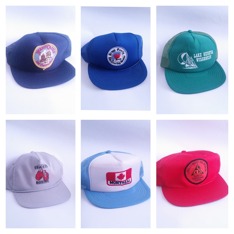 Vintage Caps Trucker Hats Rare Unique Gifts Souvenir USA - Etsy