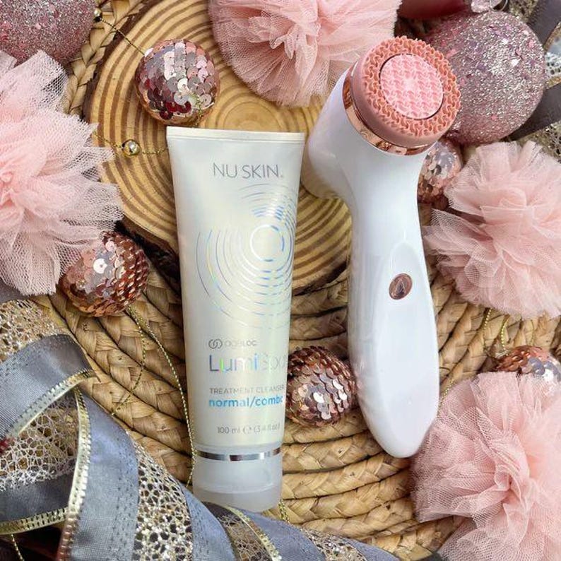 NU SKIN Ageloc Lumispa IO rose Gold or Blue Cleansing Kit Top Selling ...