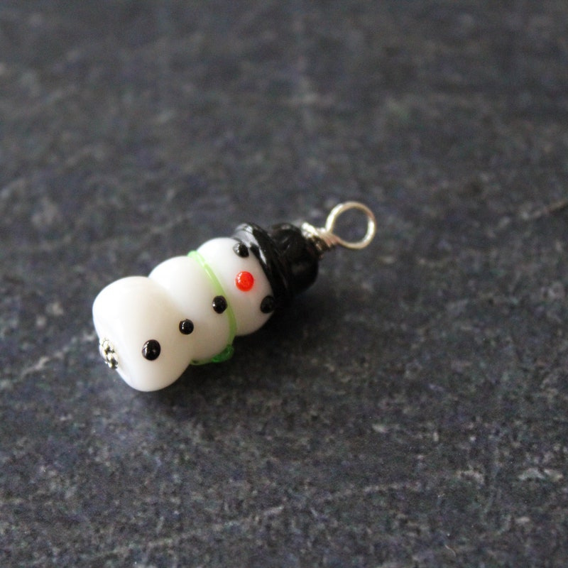 Snowman Necklace - Etsy