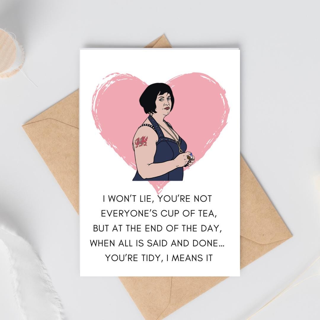 Gavin & Stacey / Nessa Tidy Card - Valentines/parnter Card - Etsy