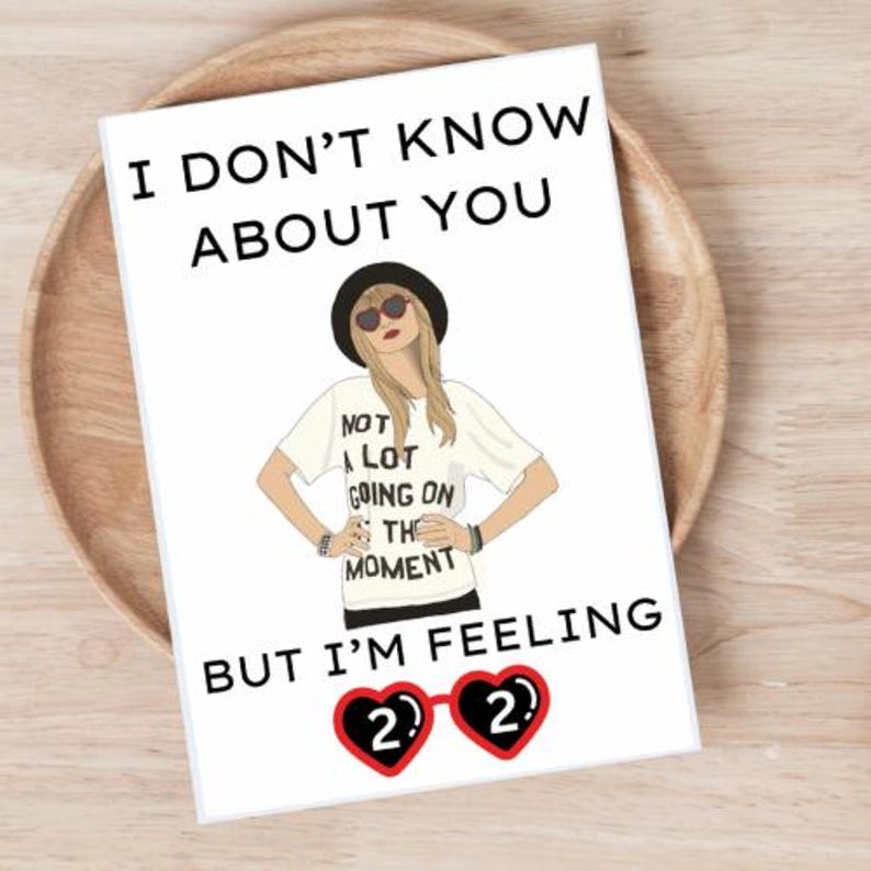 Taylor Swift Birthday Card - 22 - Etsy