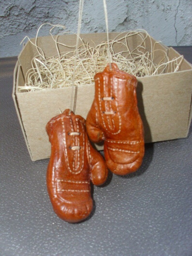 New Dresden Type Christmas Paper Ornament 3D Boxing Gloves - Etsy