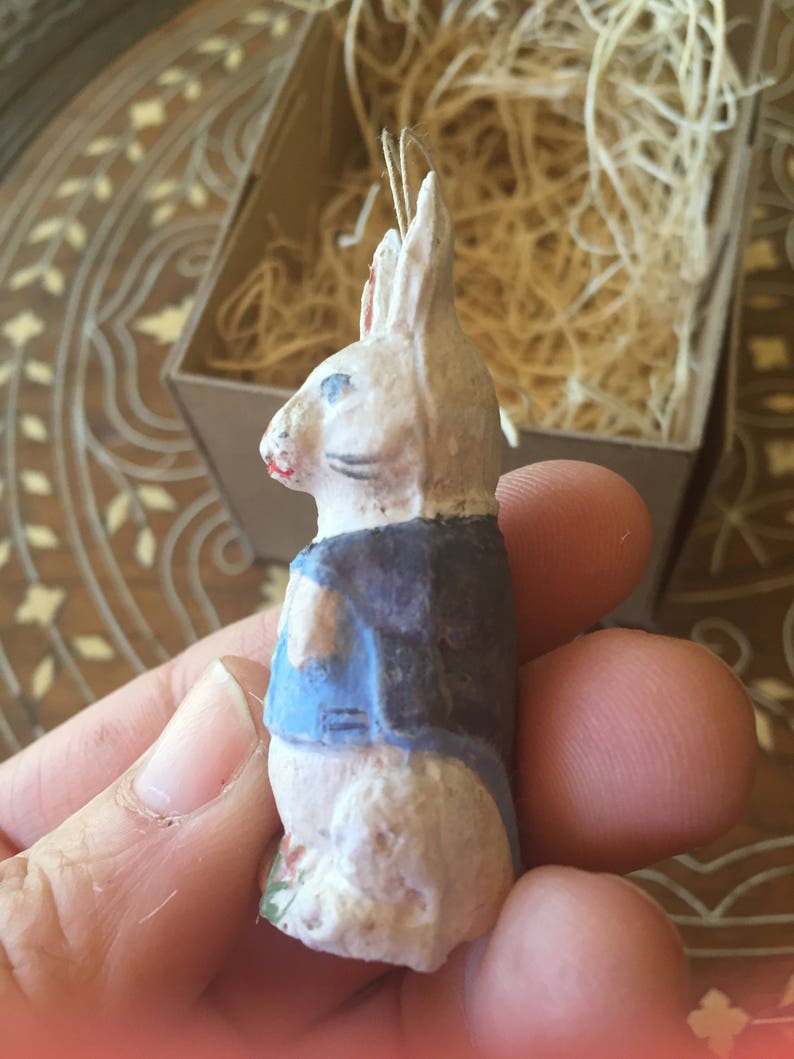 New 3D Dresden Rabbit Paper Easter Christmas Ornament Tailcoat - Etsy