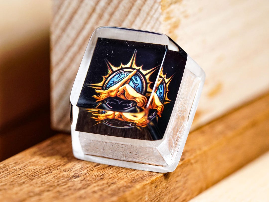 Custom Monk Baldur’s Gate Spells Keycap, 11 Backlit Keycaps for ...