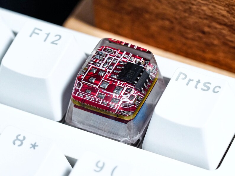 Eco-friendly Artisan Keycap Combo, Recycled Circuit Board Resin for MX ...