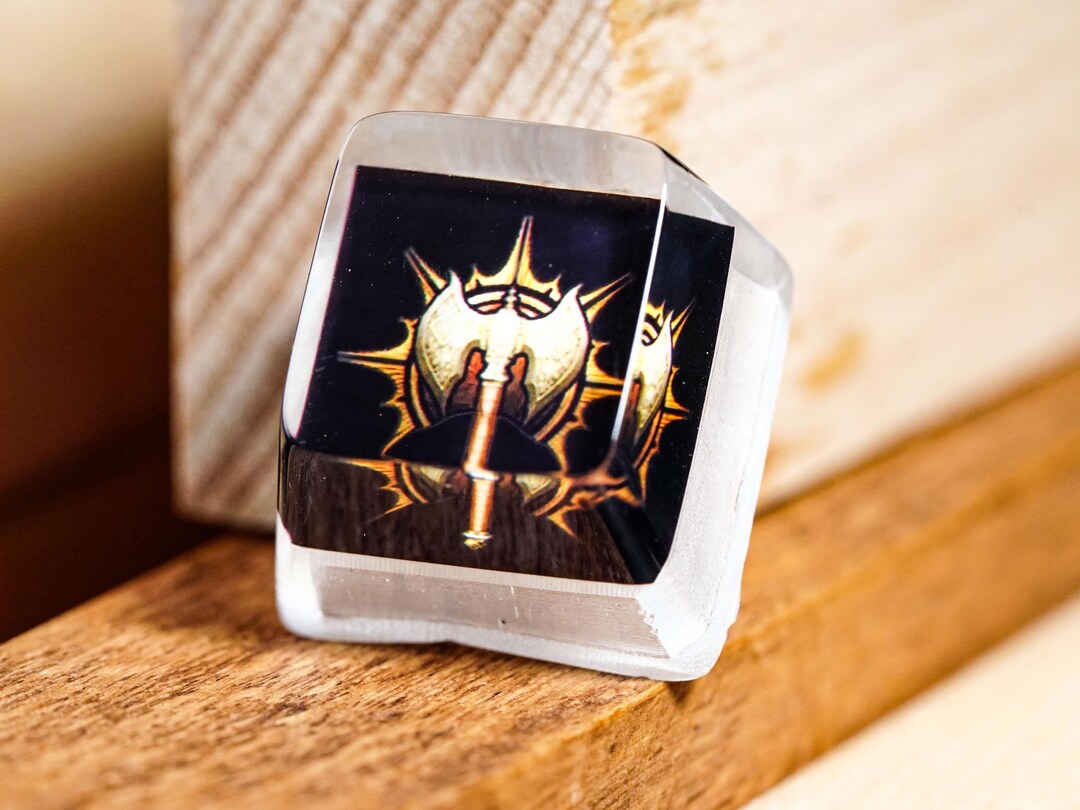 Custom Barbarian Baldur’s Gate Spells Keycap, 11 Backlit Keycaps for ...