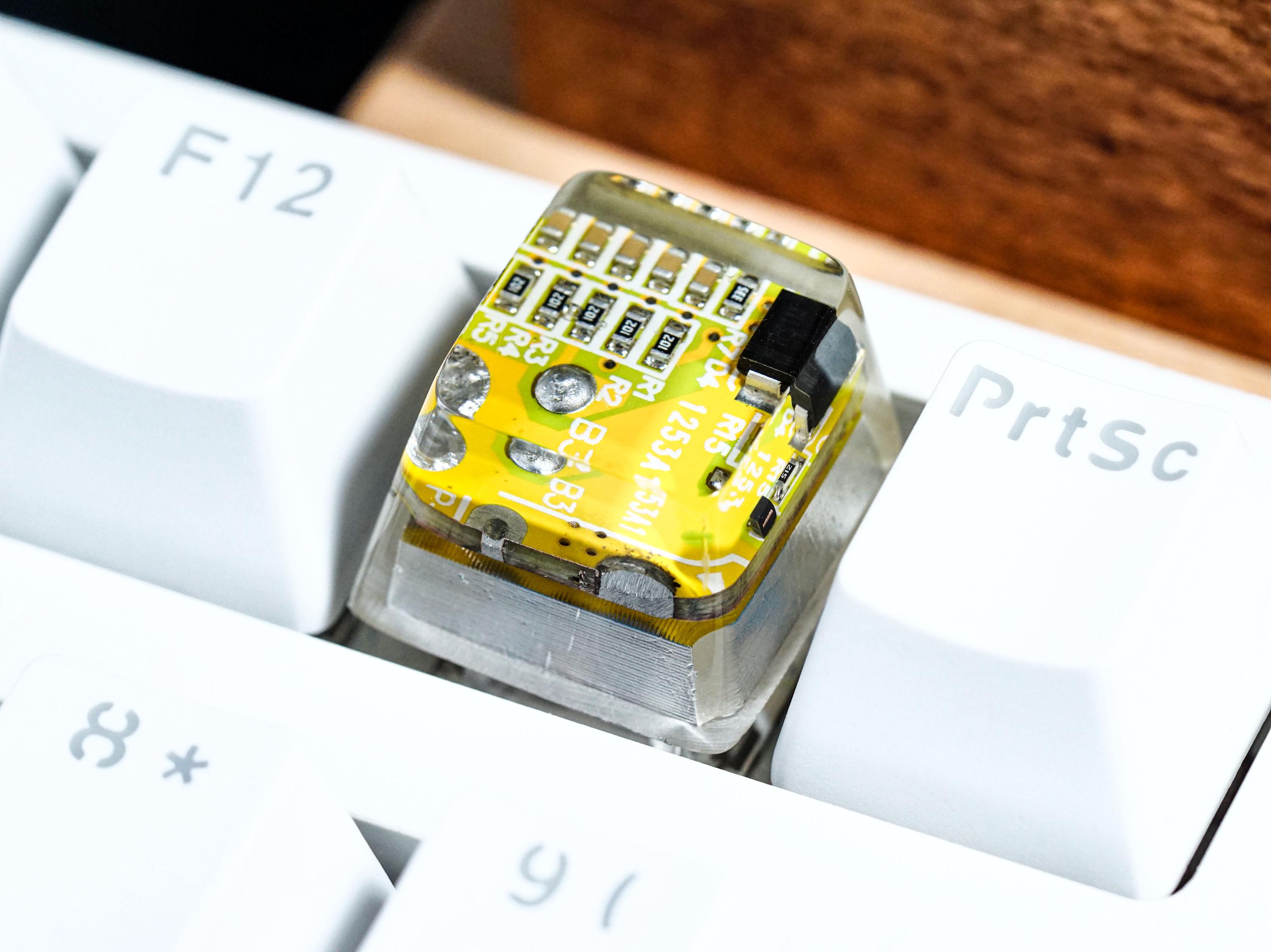 Eco-friendly Artisan Keycap Combo, Recycled Circuit Board Resin for MX ...