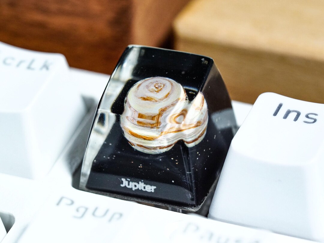 Handmade JUPITER Planet Keycap, Solar System Artisan Keycaps for MX ...
