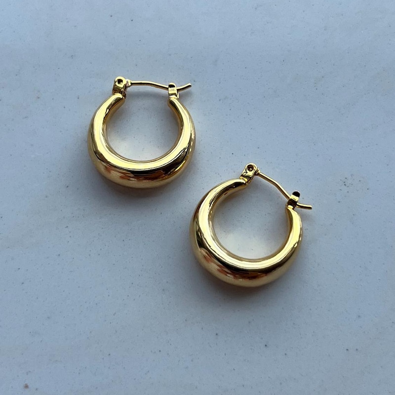 Small Gold Hoop Earrings - Etsy